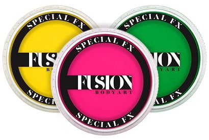 NEON | UV Special FX Colours 32g for Body and Face Painting – Fusion Body Art